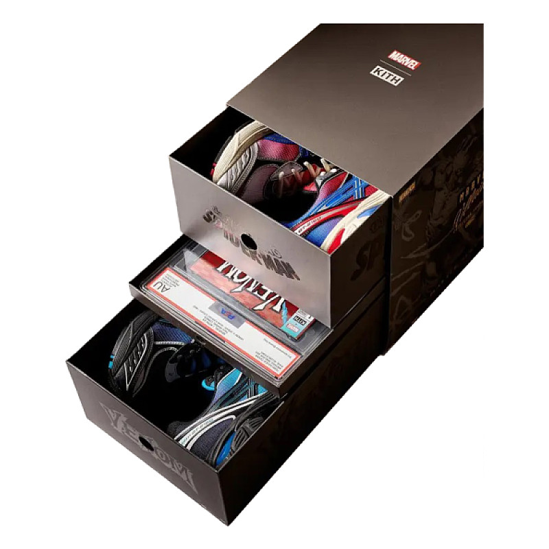 ASICS Gt 2160 Kith Marvel Villains Spider Venom Pack Sealed Box Comic ...