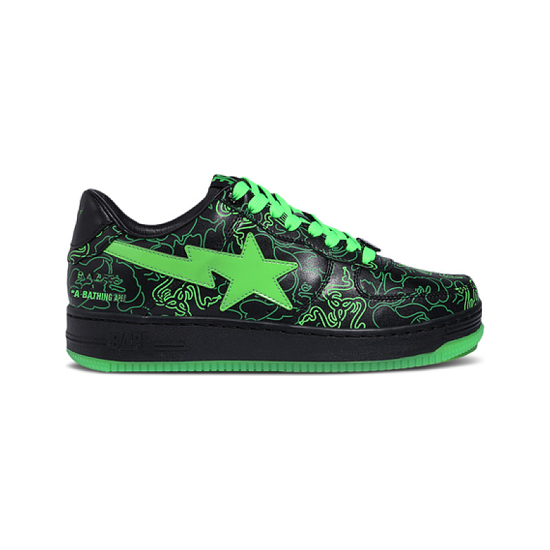 BAPE Razer X Bapesta M2 Neon 1I23291902-GRN de 548,00
