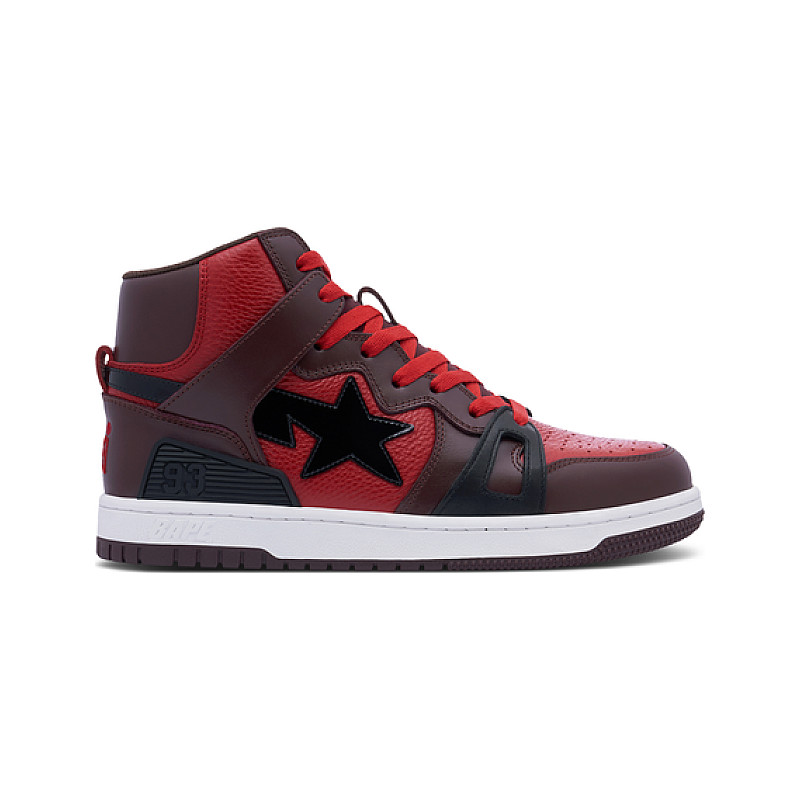 BAPE Bapesta 93 Hi Bright Rose 1J30291019-RED vanuit 266,00