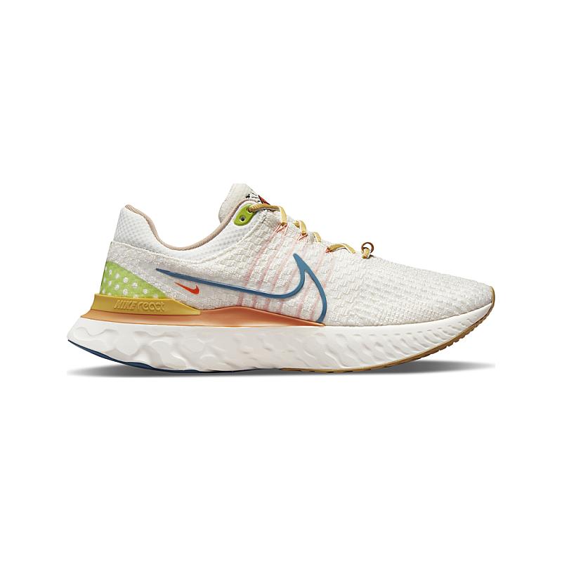 Nike React Infinity Run 3 Flyknit Sun Club Sail Hot Curry DV1744-141 ab ...