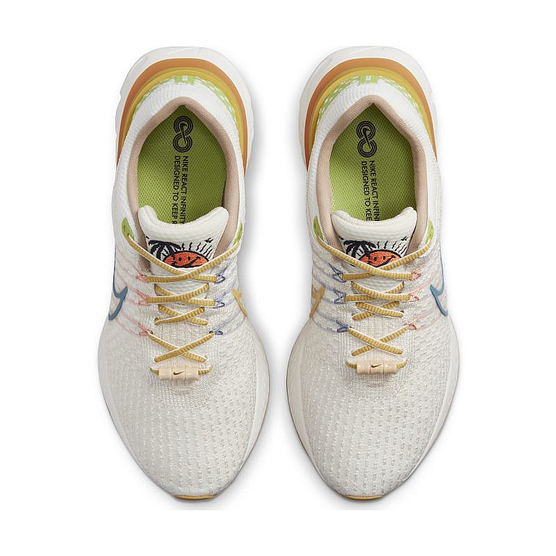 Nike React Infinity Run 3 Flyknit Sun Club Sail Hot Curry DV1744-141 ab ...